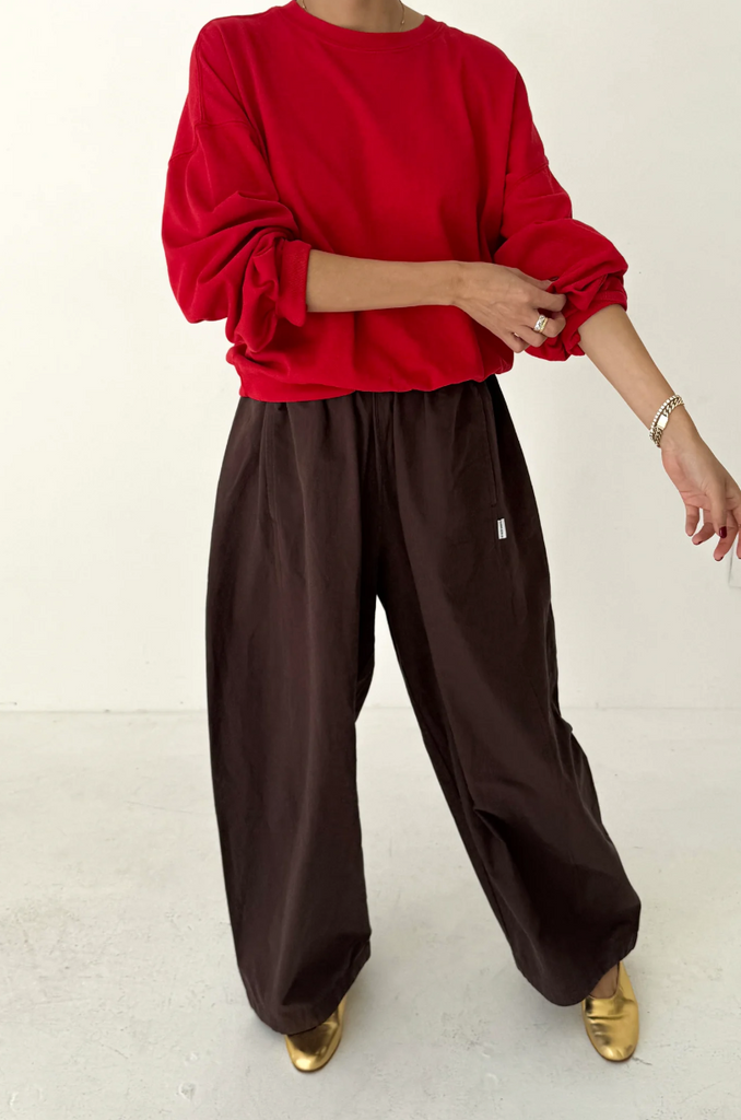 Le Bon Shoppe - Parachute Pants, Dark Brown | Sunchild®